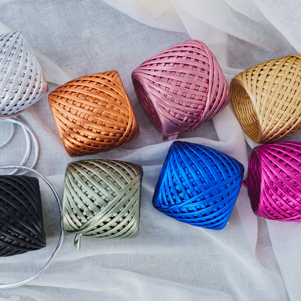 Fabric Yarn Metallic T-Shirt Yarn – Ganxxet