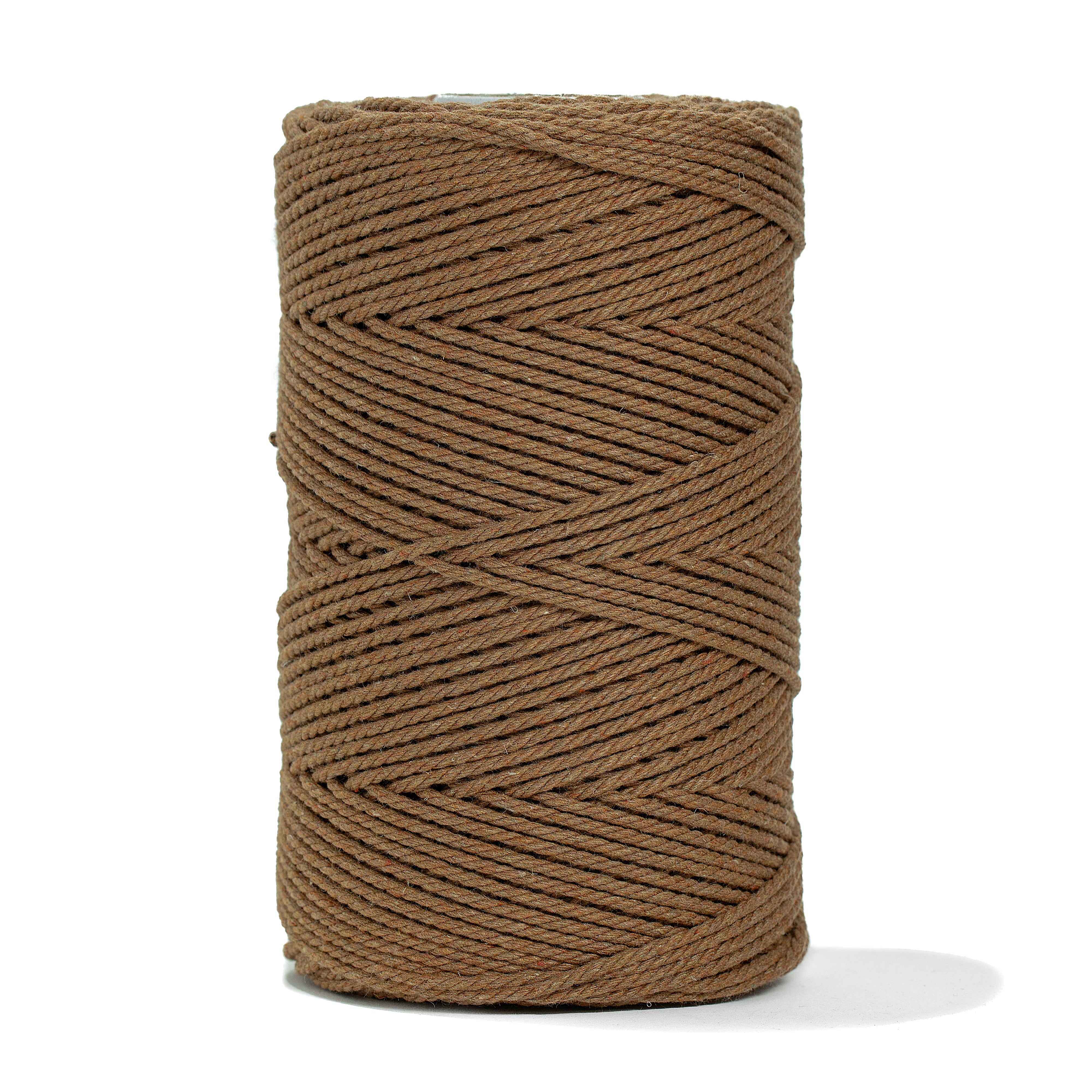 MACRAME COTTON ROPE ZERO WASTE 2 MM - 3 PLY - CAMEL COLOR – Ganxxet