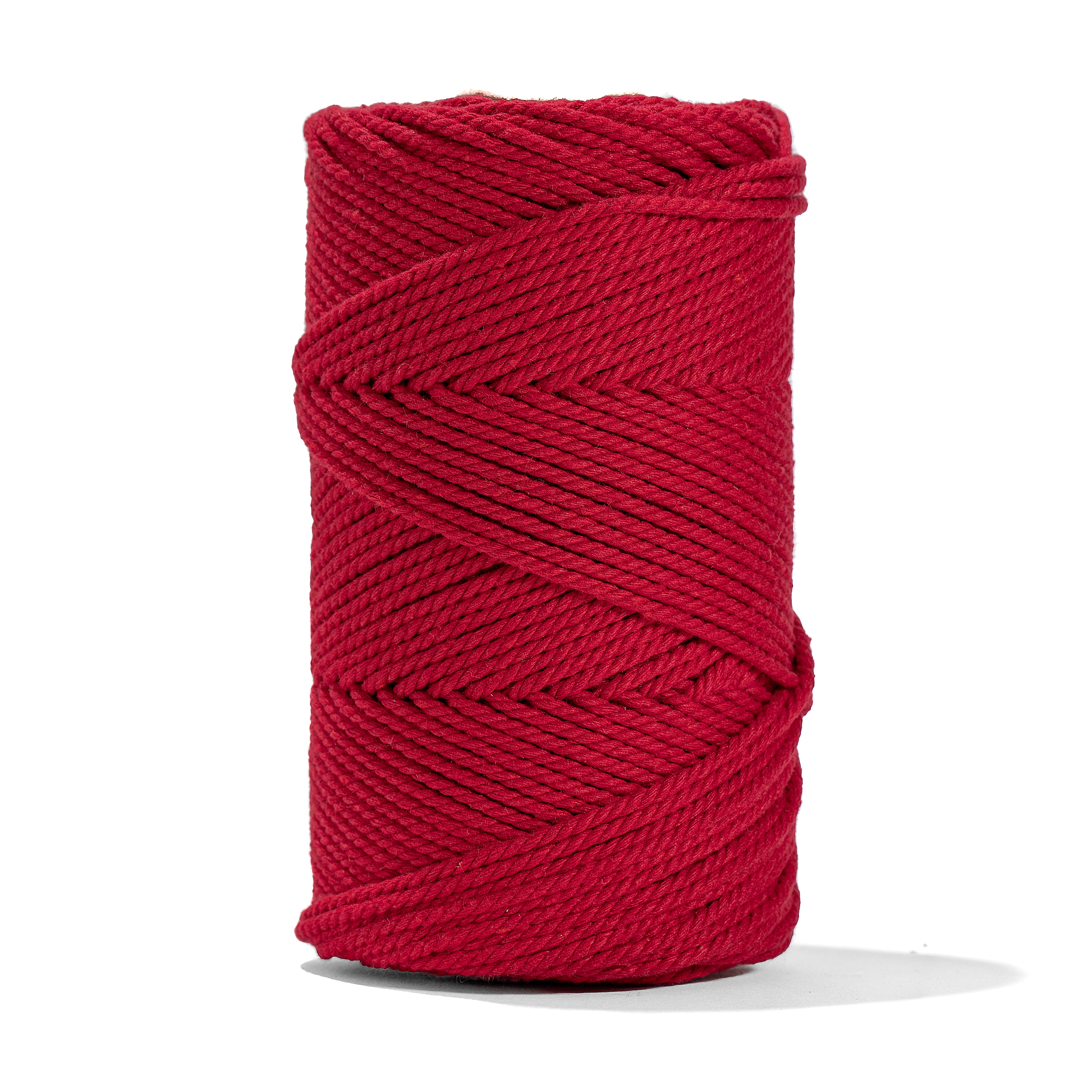 COTTON ROPE ZERO WASTE 2 MM - 3 PLY - RED COLOR – Ganxxet