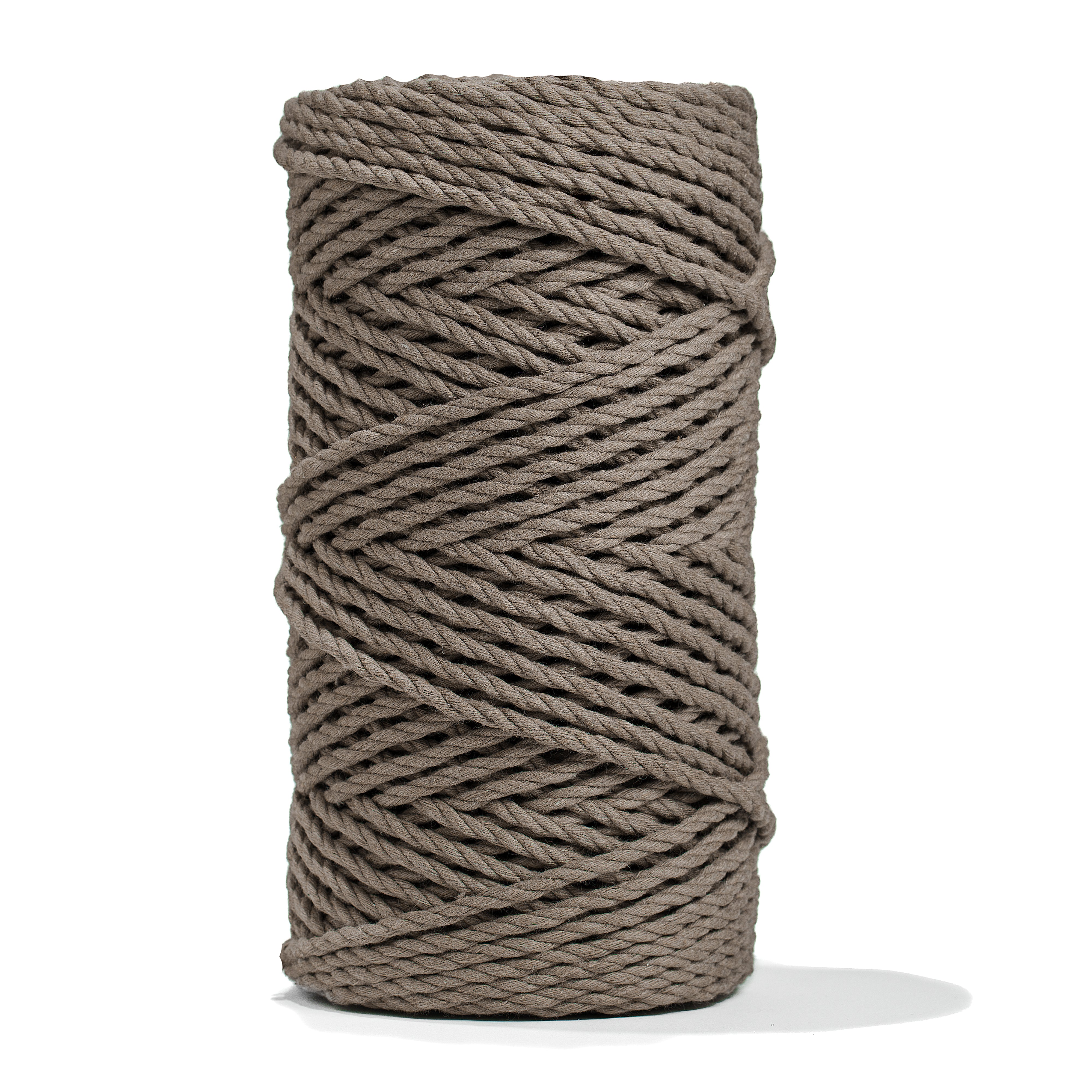MACRAME COTTON ROPE ZERO WASTE 3 MM - 3 PLY - CHESTNUT COLOR – Ganxxet