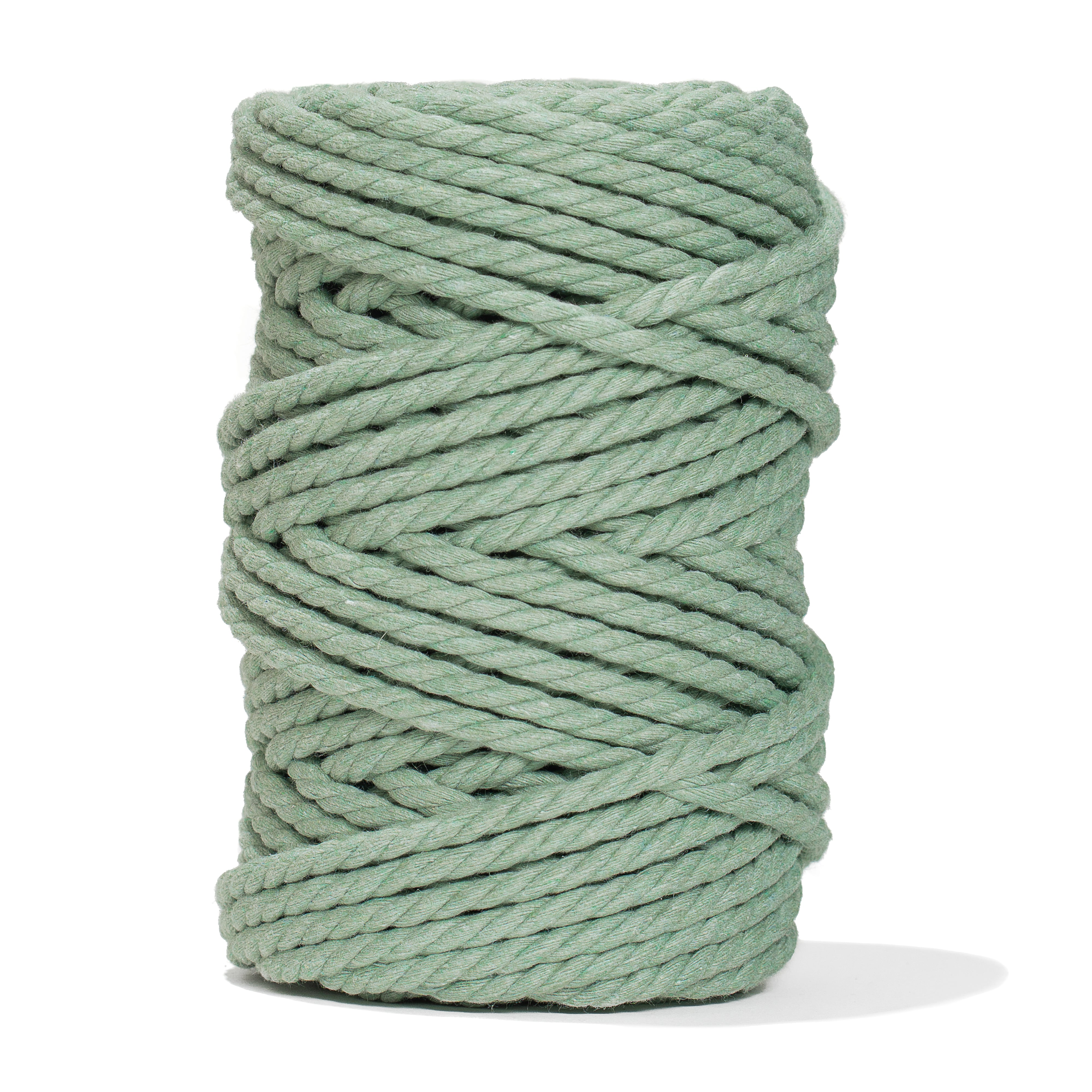MACRAME COTTON ROPE 5 MM - 3 PLY - AGAVE COLOR – Ganxxet