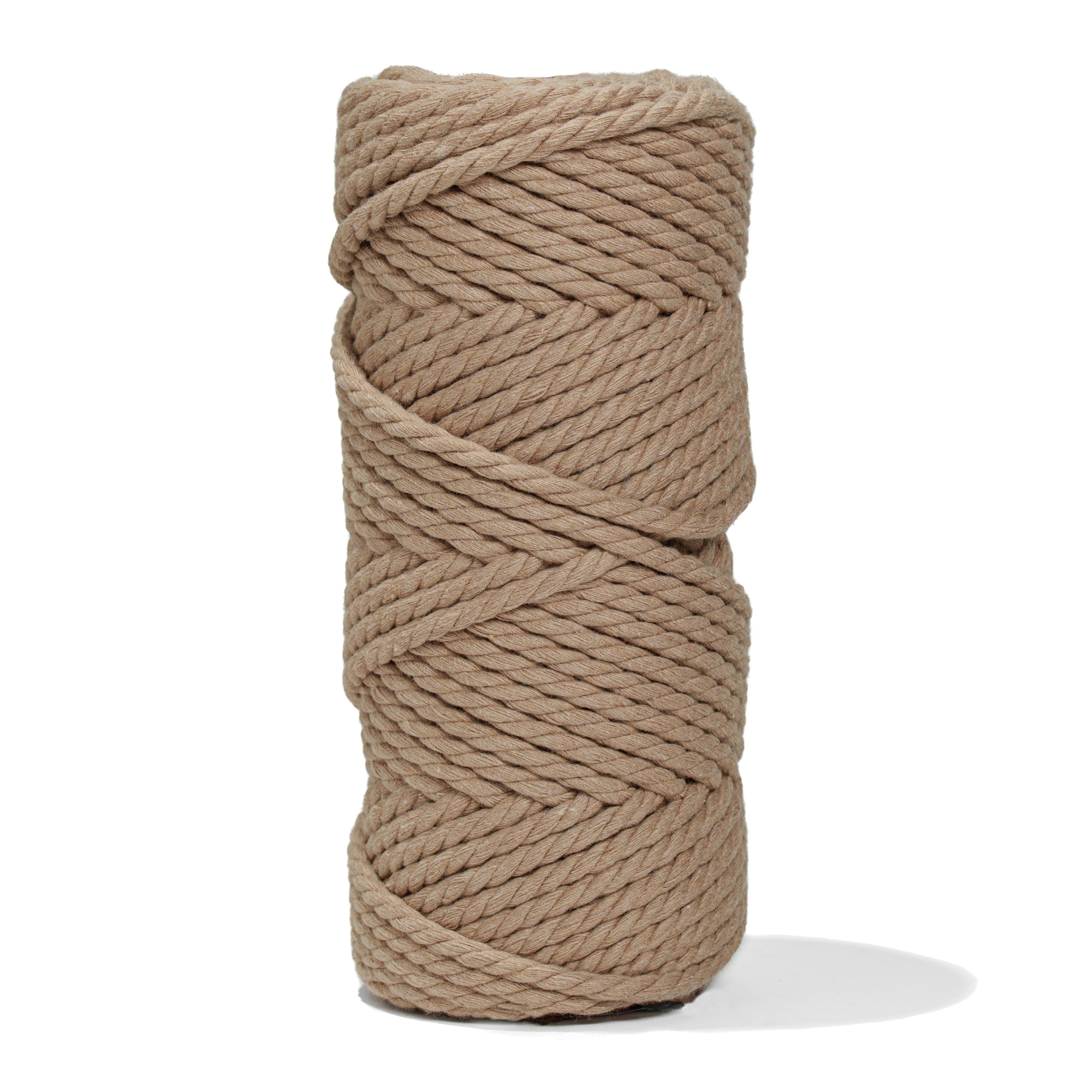 MACRAME COTTON ROPE 5 MM - 3 PLY - DUNE COLOR – Ganxxet