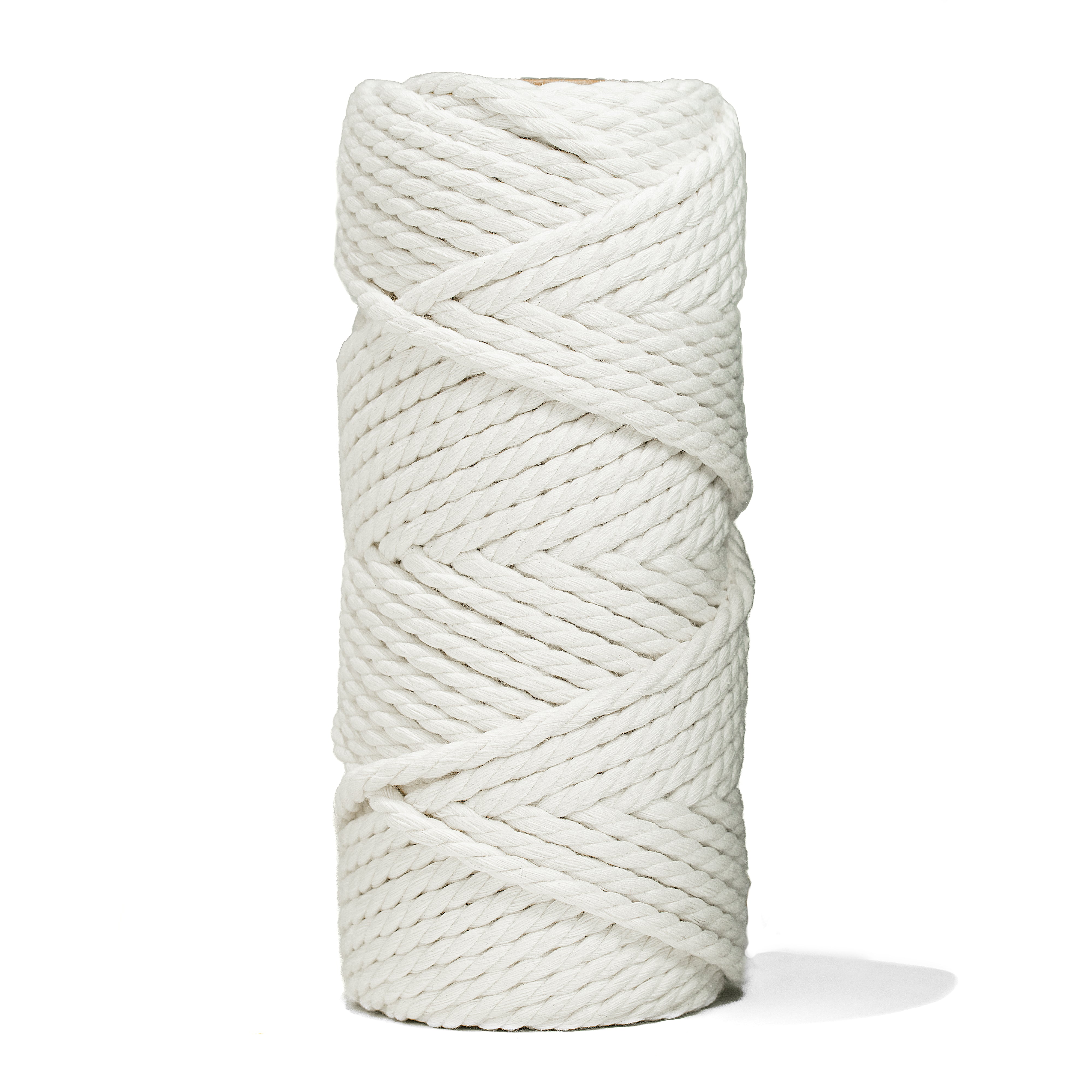 MACRAME COTTON ROPE 5 MM - 3 PLY - IVORY COLOR – Ganxxet