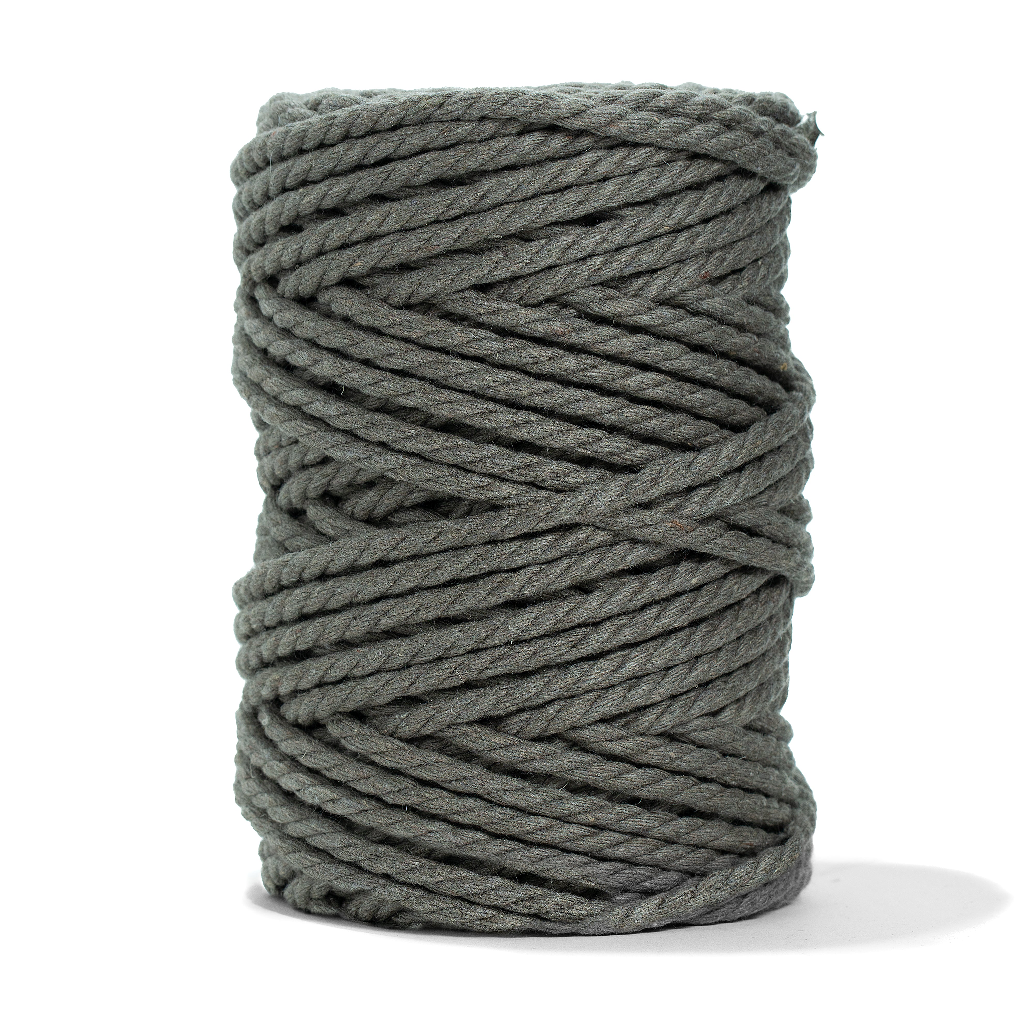 MACRAME COTTON ROPE 5 MM - 3 PLY - DARK TAUPE COLOR – Ganxxet