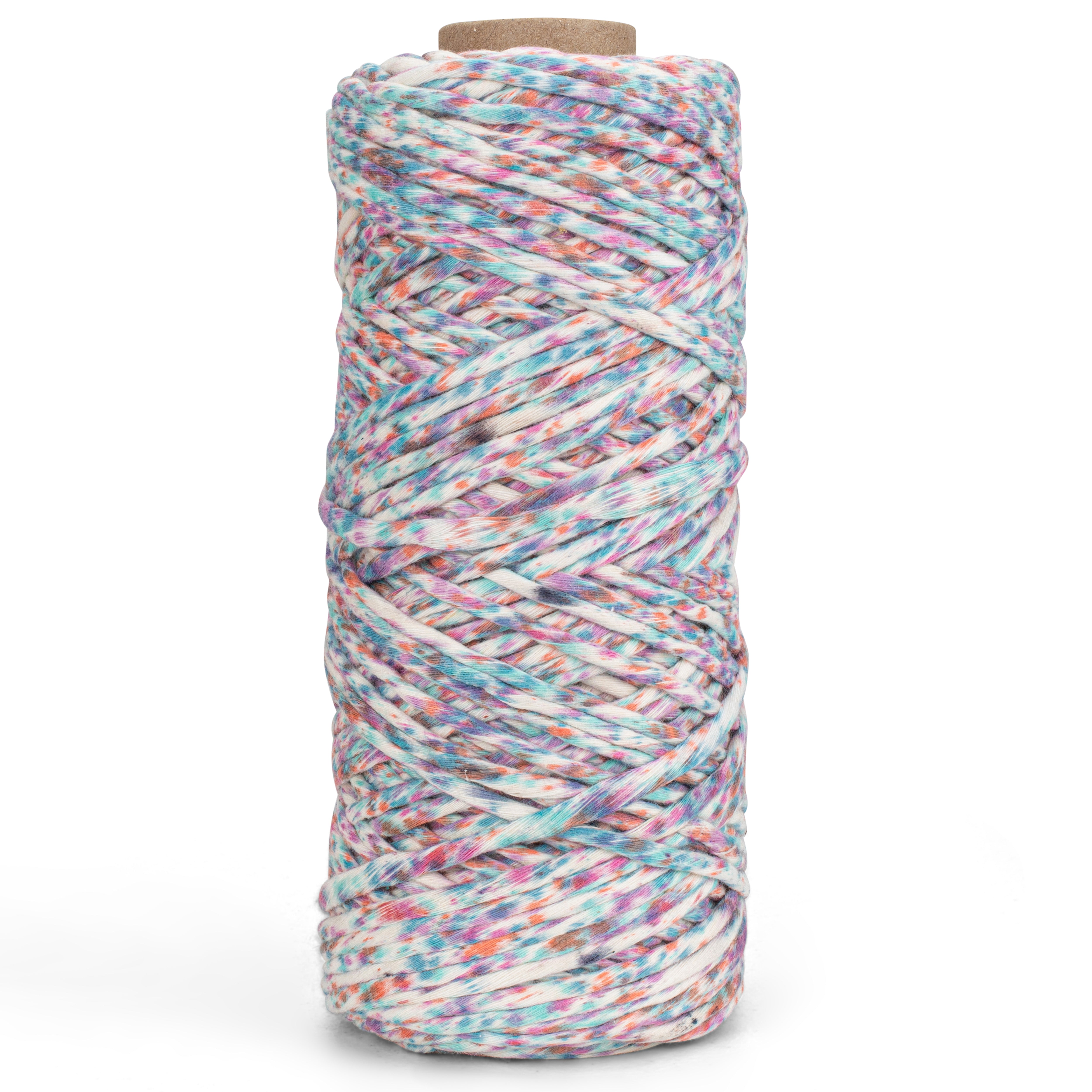 Macrame Hand Painted Soft Cotton Cord 4mm - 1 Single Strand - Robin ...
