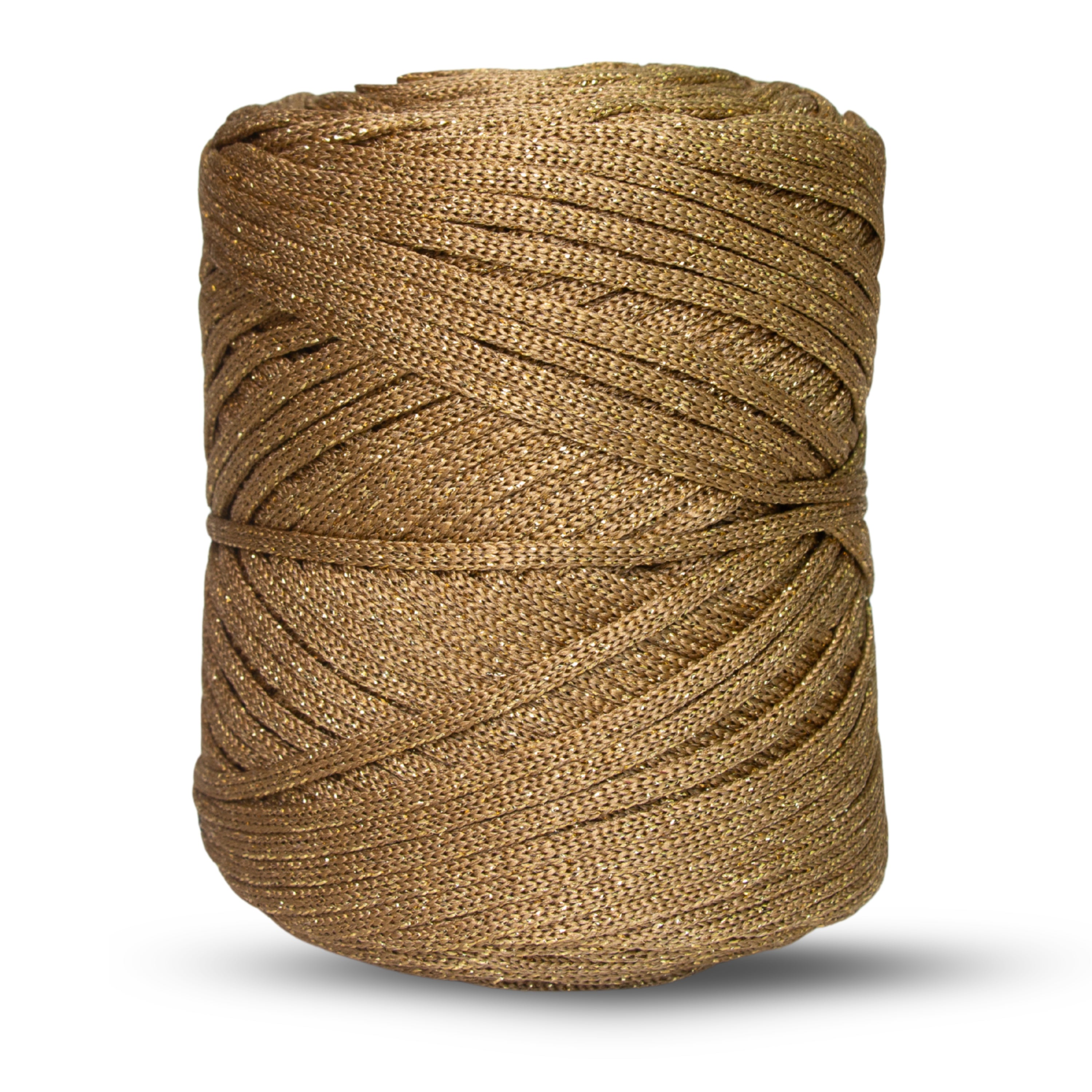 Poly Lurex Cord – 5mm Super Bulky Sparkle Crochet Yarn – Ganxxet