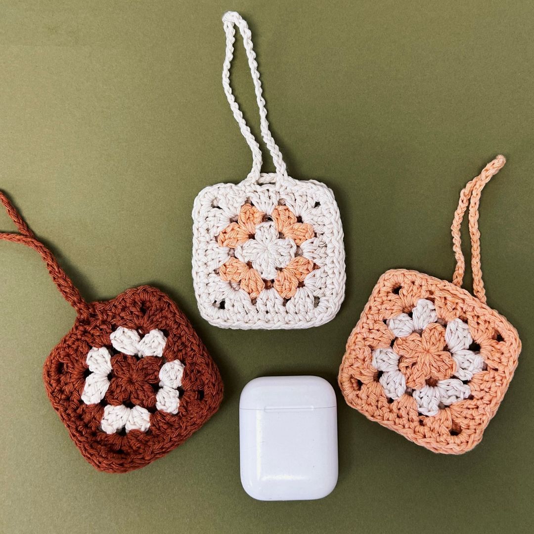 crochet pod case