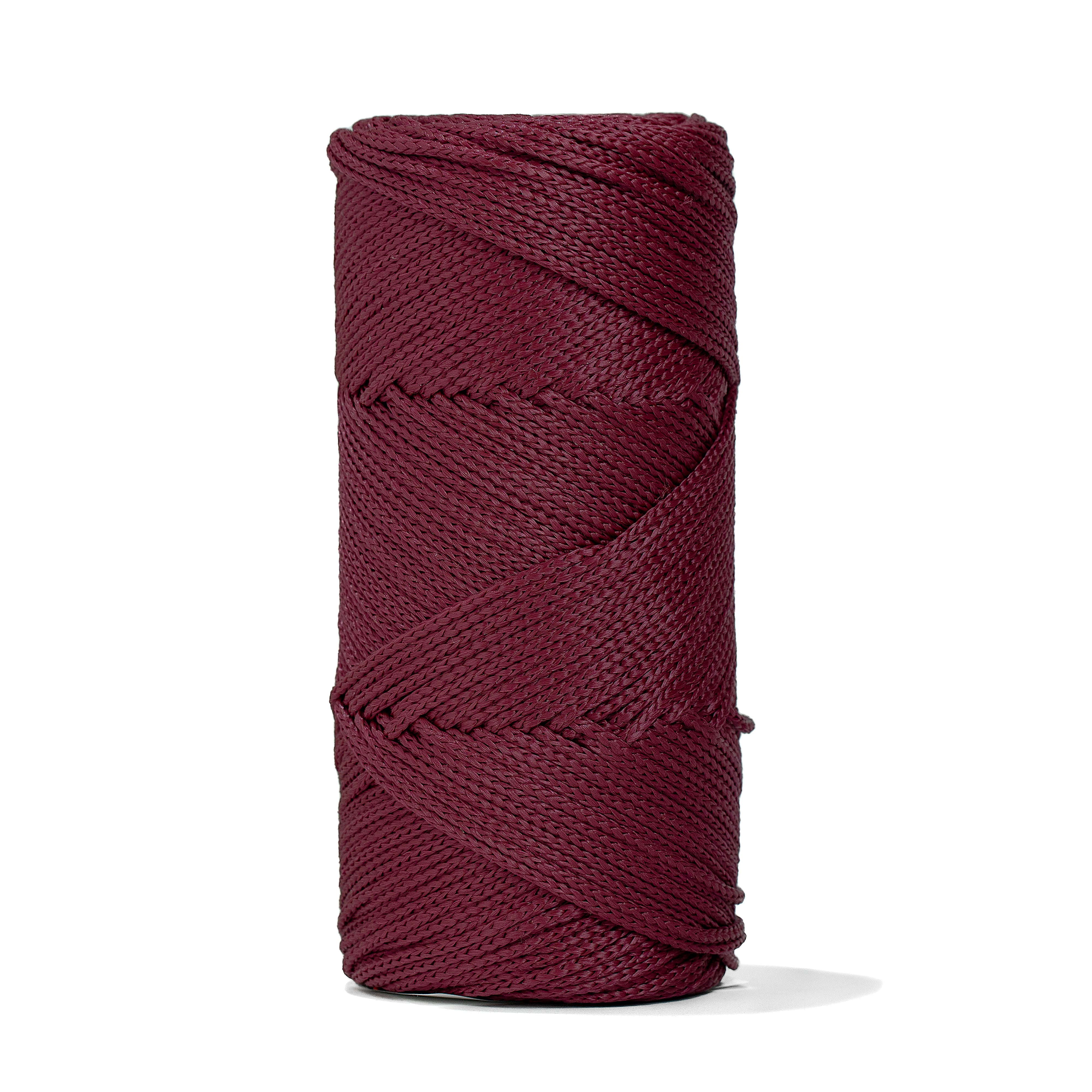 Outdoor 2 mm Macrame Braided Cord – Burgundy Color – Ganxxet