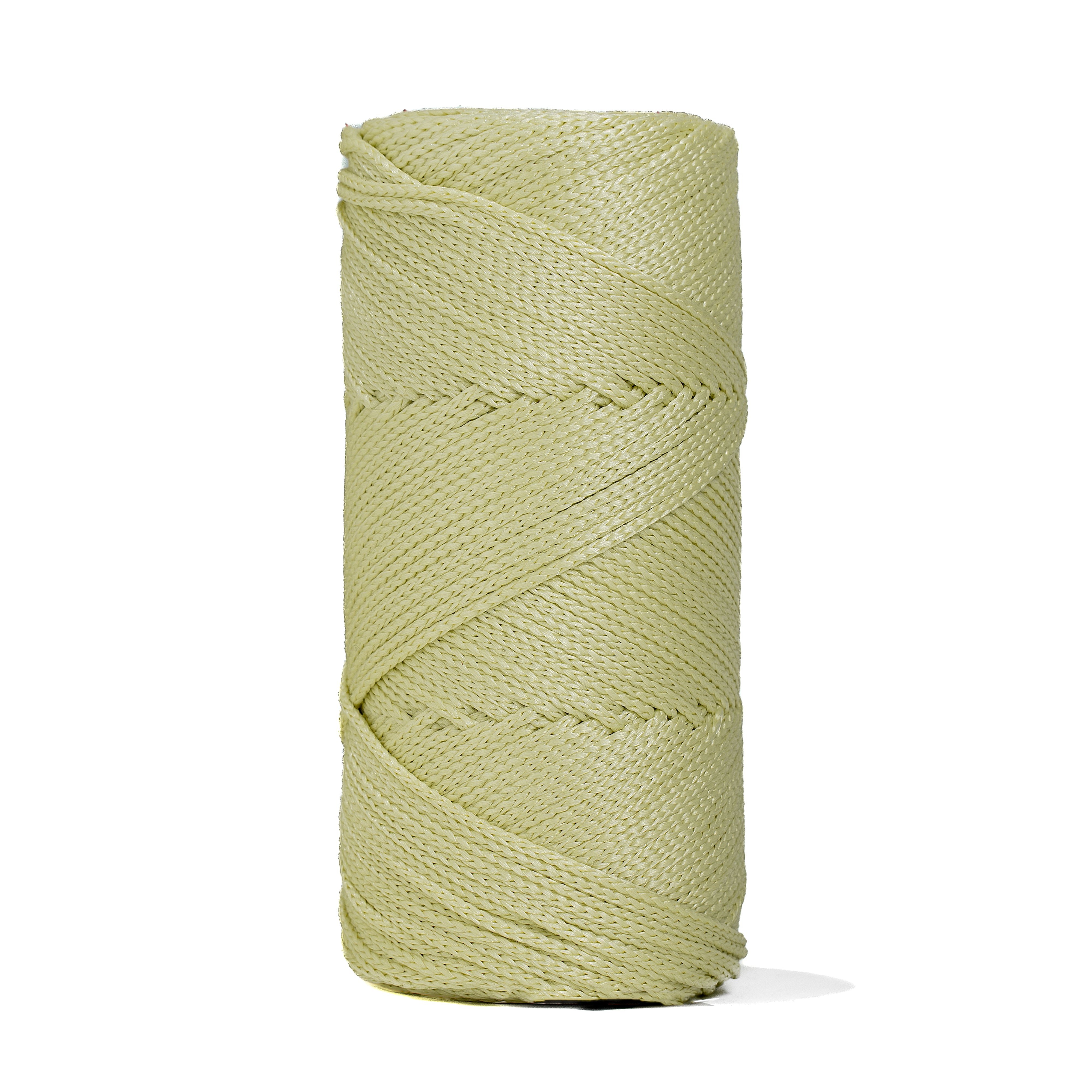 Outdoor 2 mm Macrame Braided Cord – Ice Lemon Color – Ganxxet