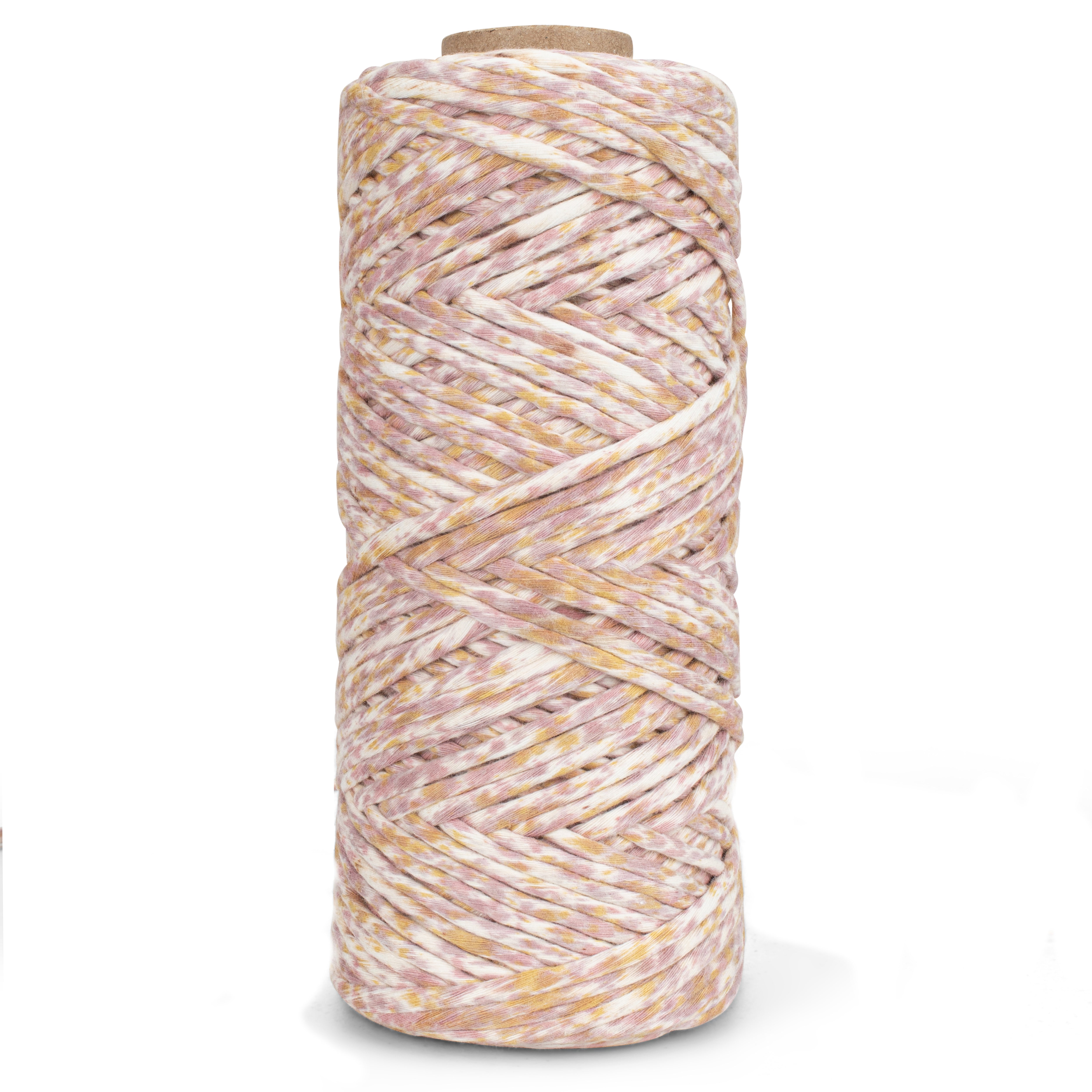 Macrame Hand Painted Soft Cotton Cord 4mm - 1 Single Strand - Robin ...