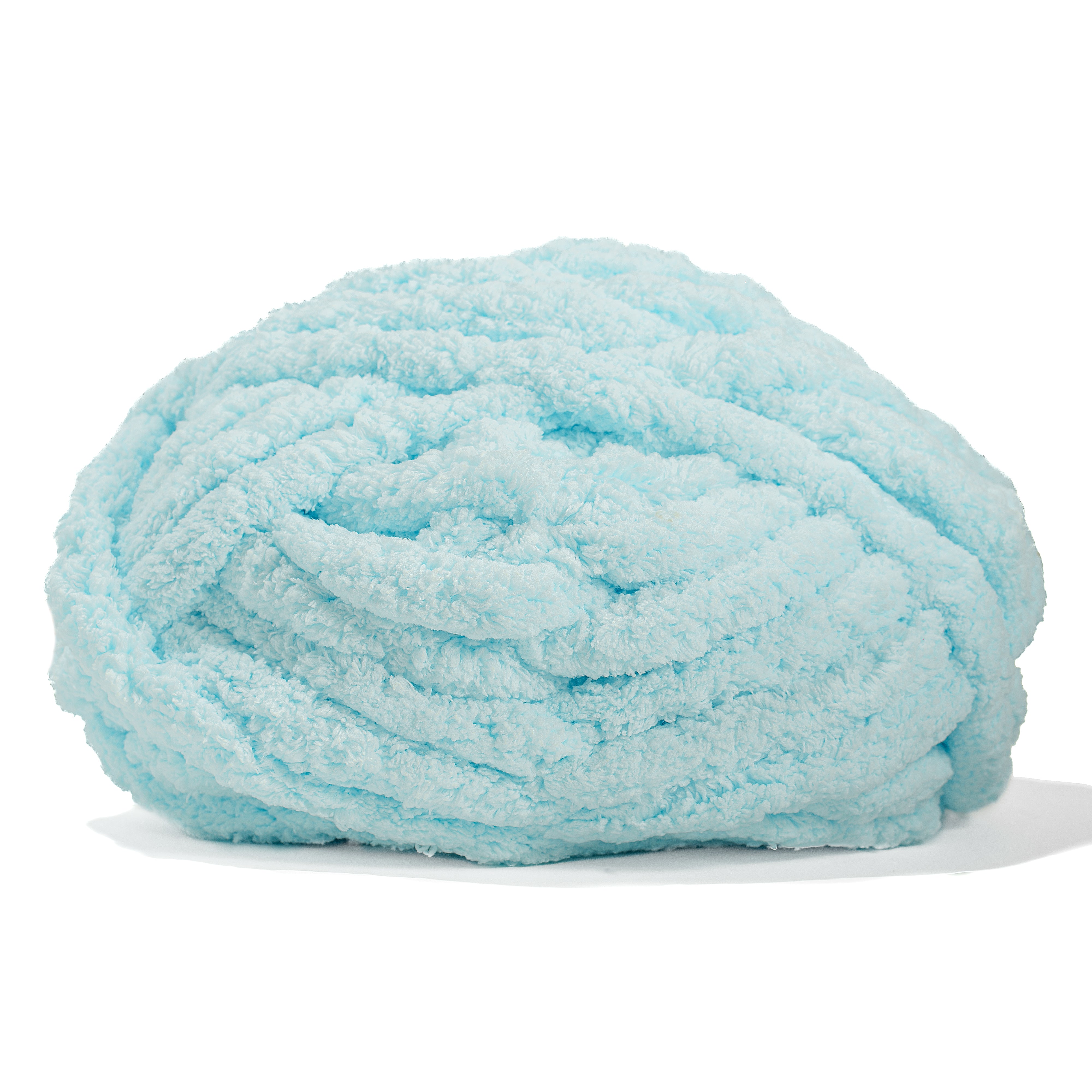 20mm Chunky Chenille Yarn - Powder Blue Color - Crochet, Knitting ...