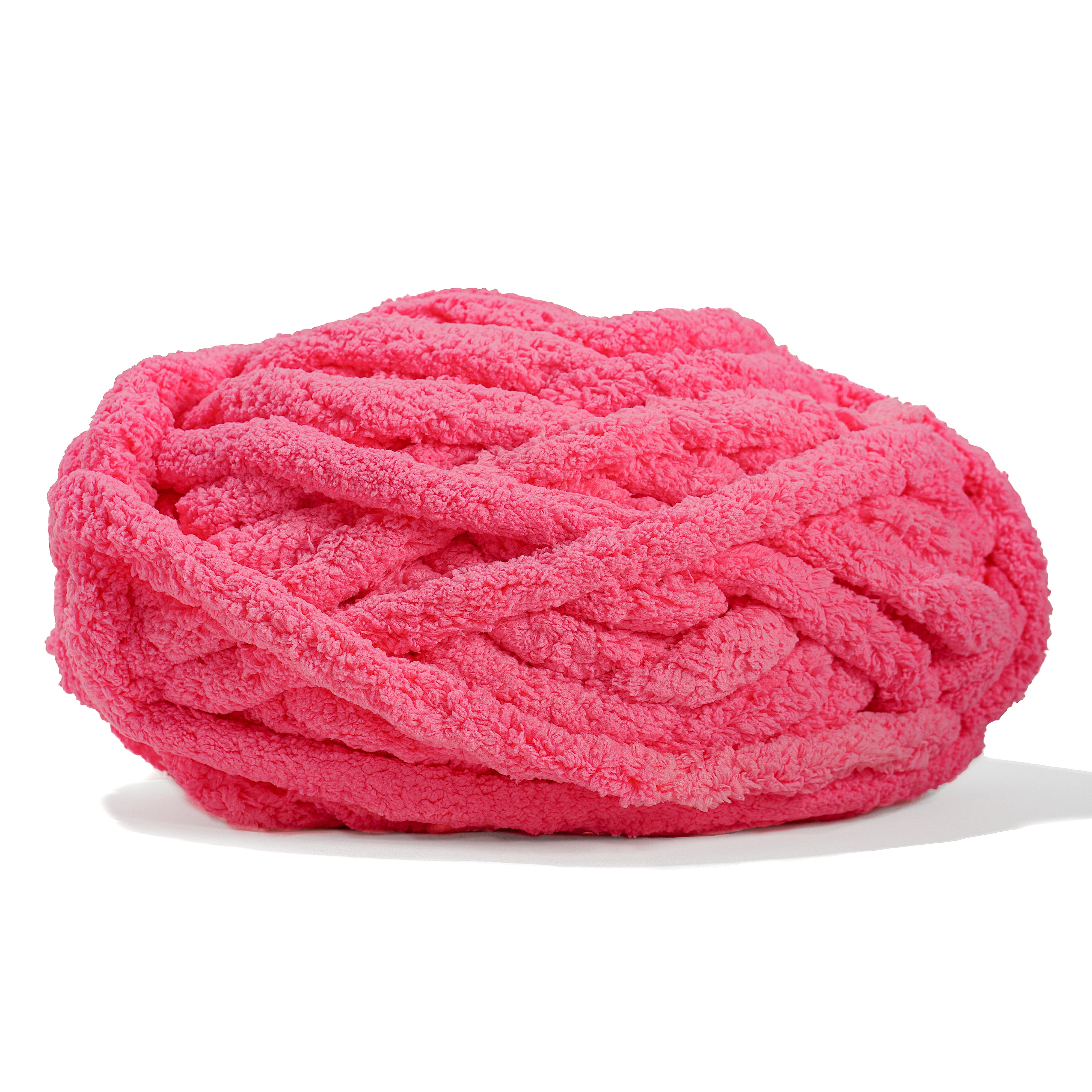 20mm Chunky Chenille Yarn - Salmon Color - Crochet, Knitting & Hand ...