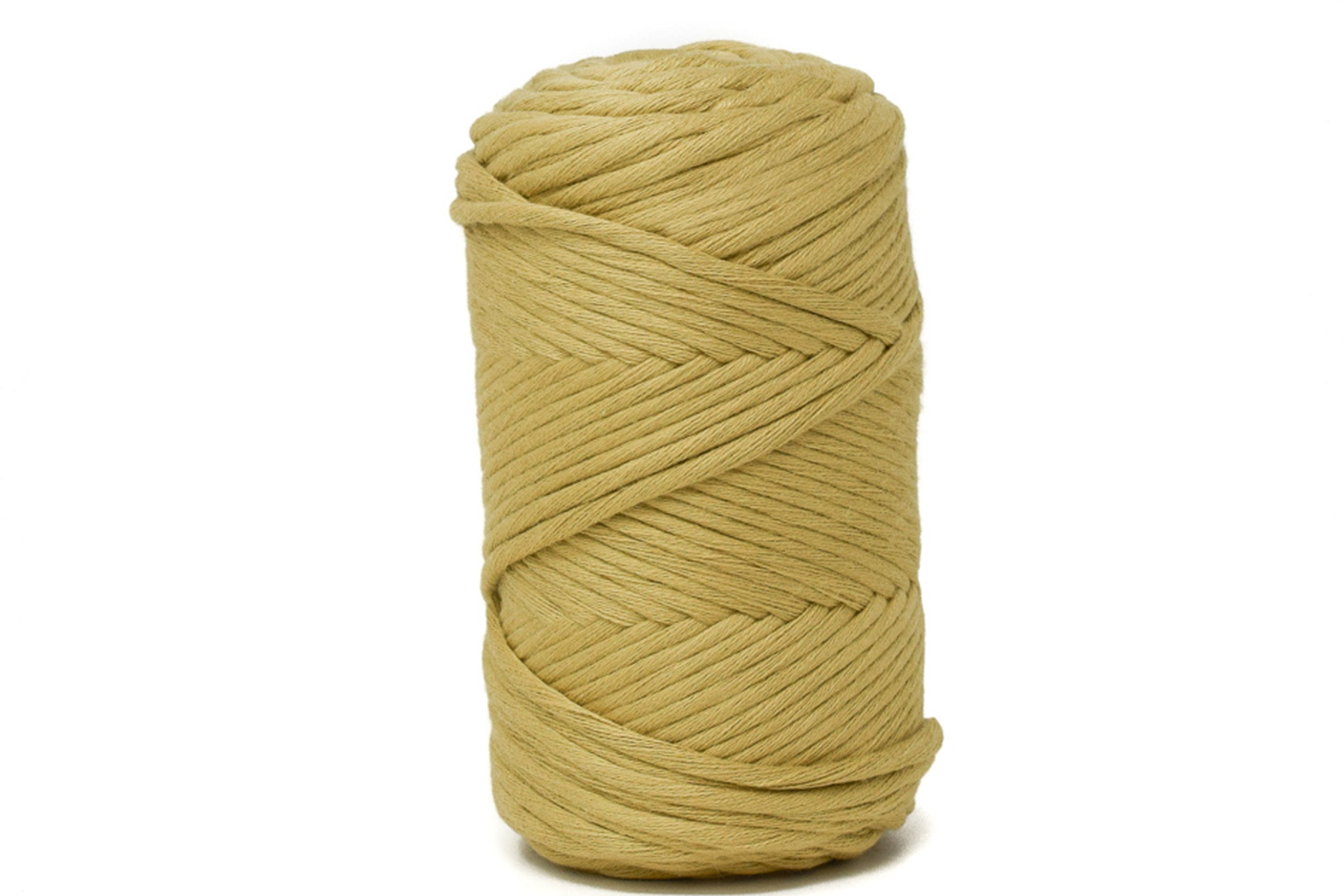 MACRAME COTTON - VISCOSE ROLL 4 MM - DIJON COLOR – Ganxxet