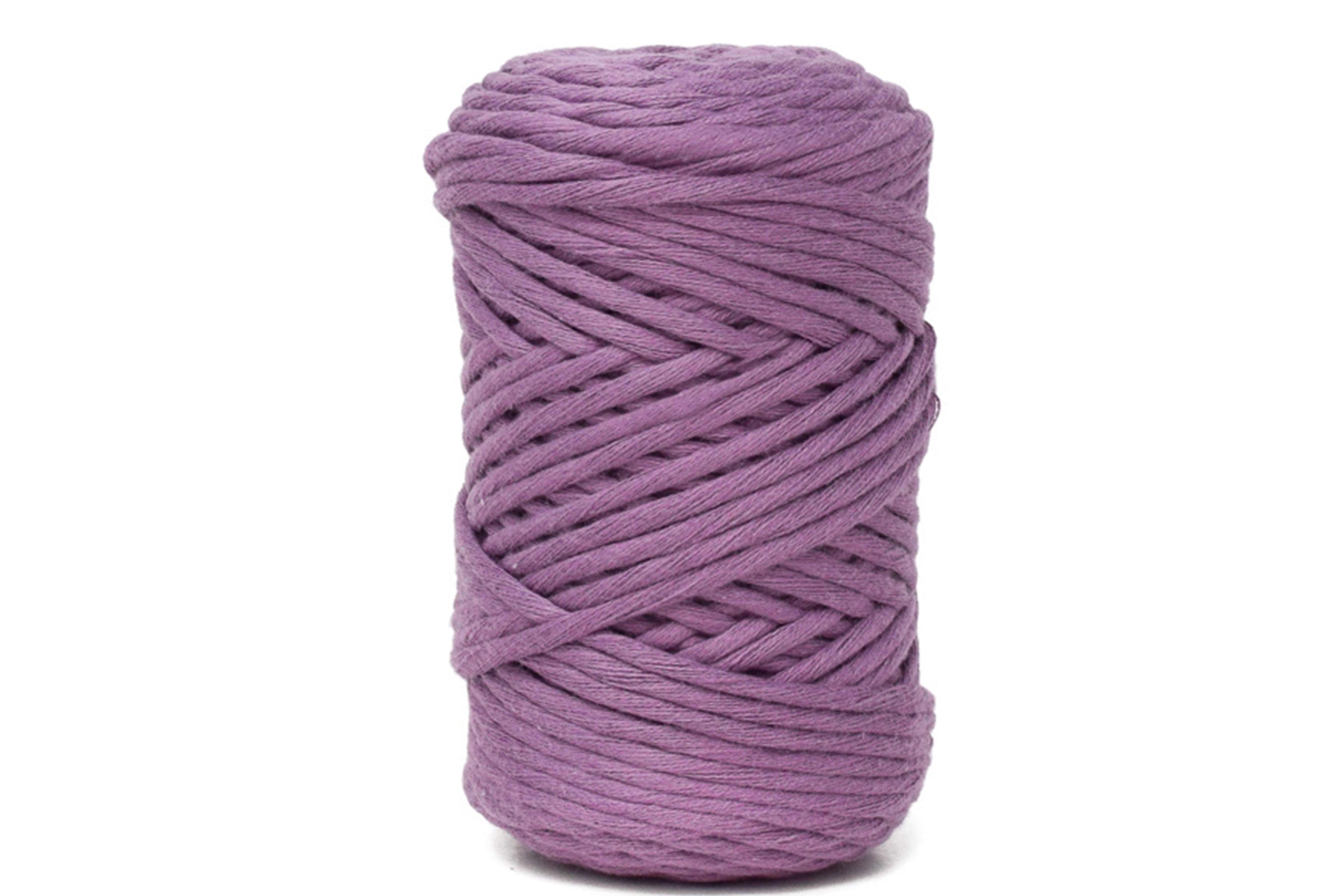 MACRAME COTTON - VISCOSE ROLL 4 MM - LAVENDER COLOR – Ganxxet
