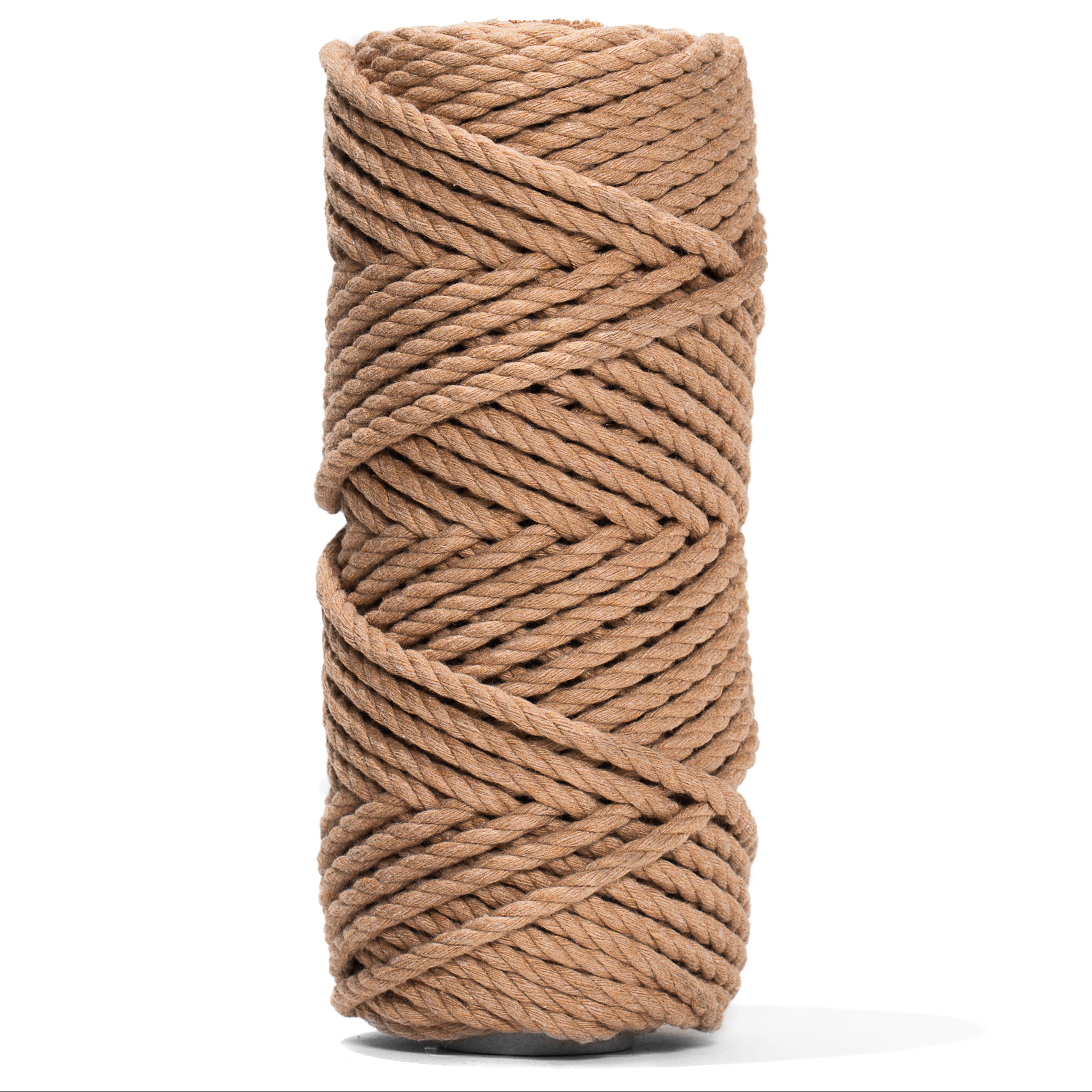 MACRAME COTTON ROPE 5 MM - 3 PLY - COCOA COLOR – Ganxxet