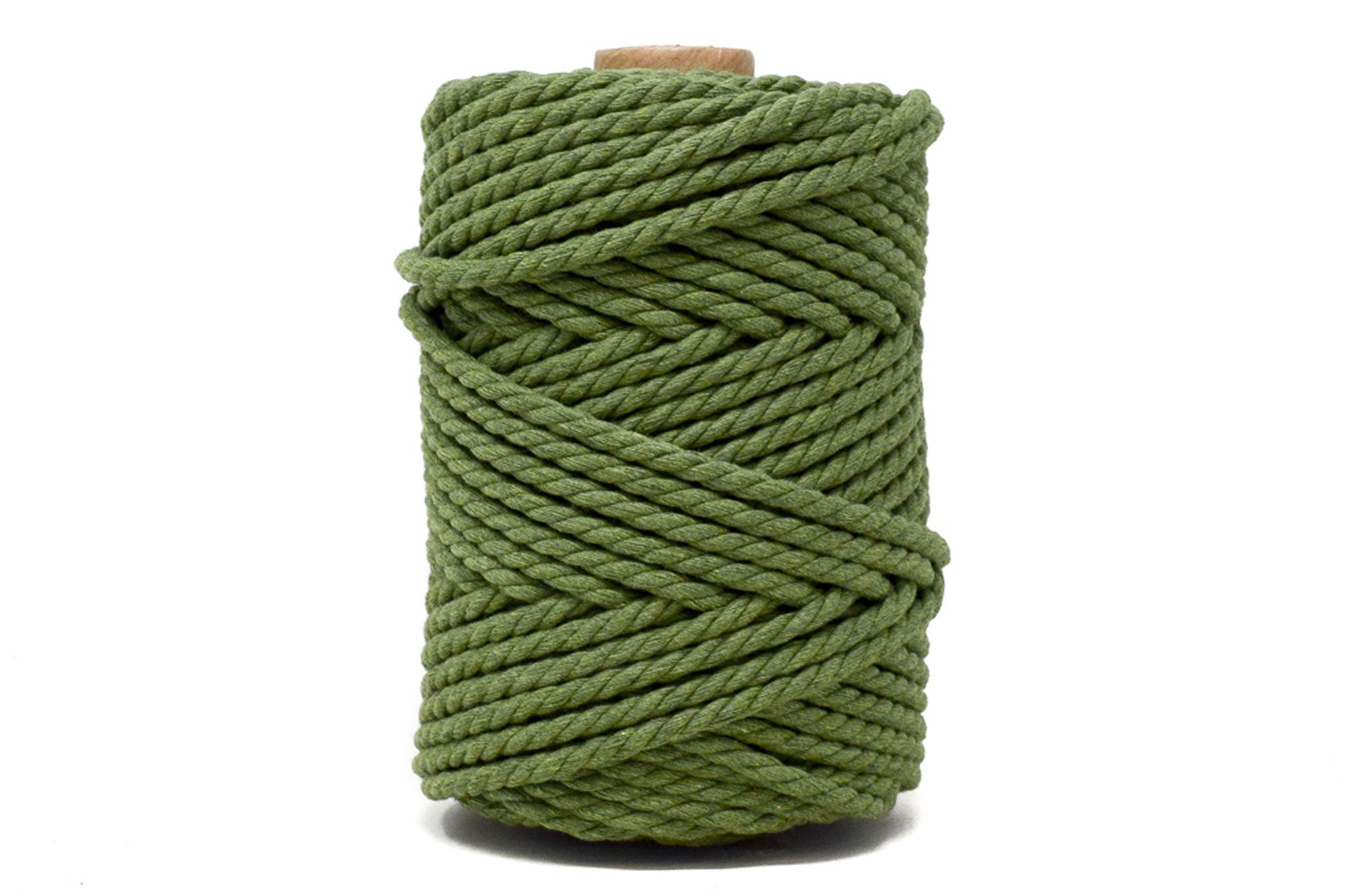 MACRAME COTTON ROPE 5 MM - 3 PLY - GREENERY COLOR – Ganxxet