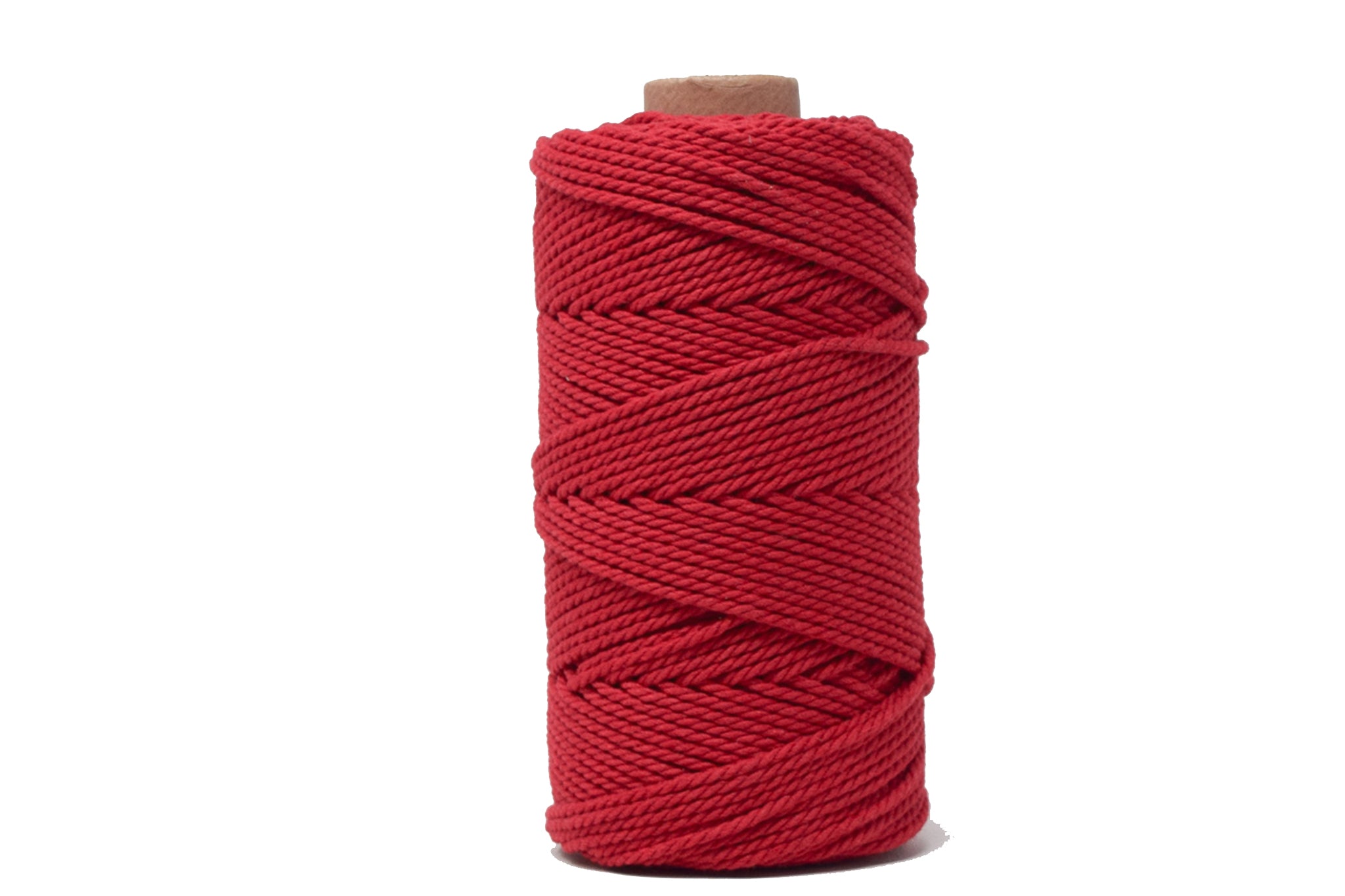 COTTON ROPE ZERO WASTE 2 MM - 3 PLY - RED COLOR – GANXXET