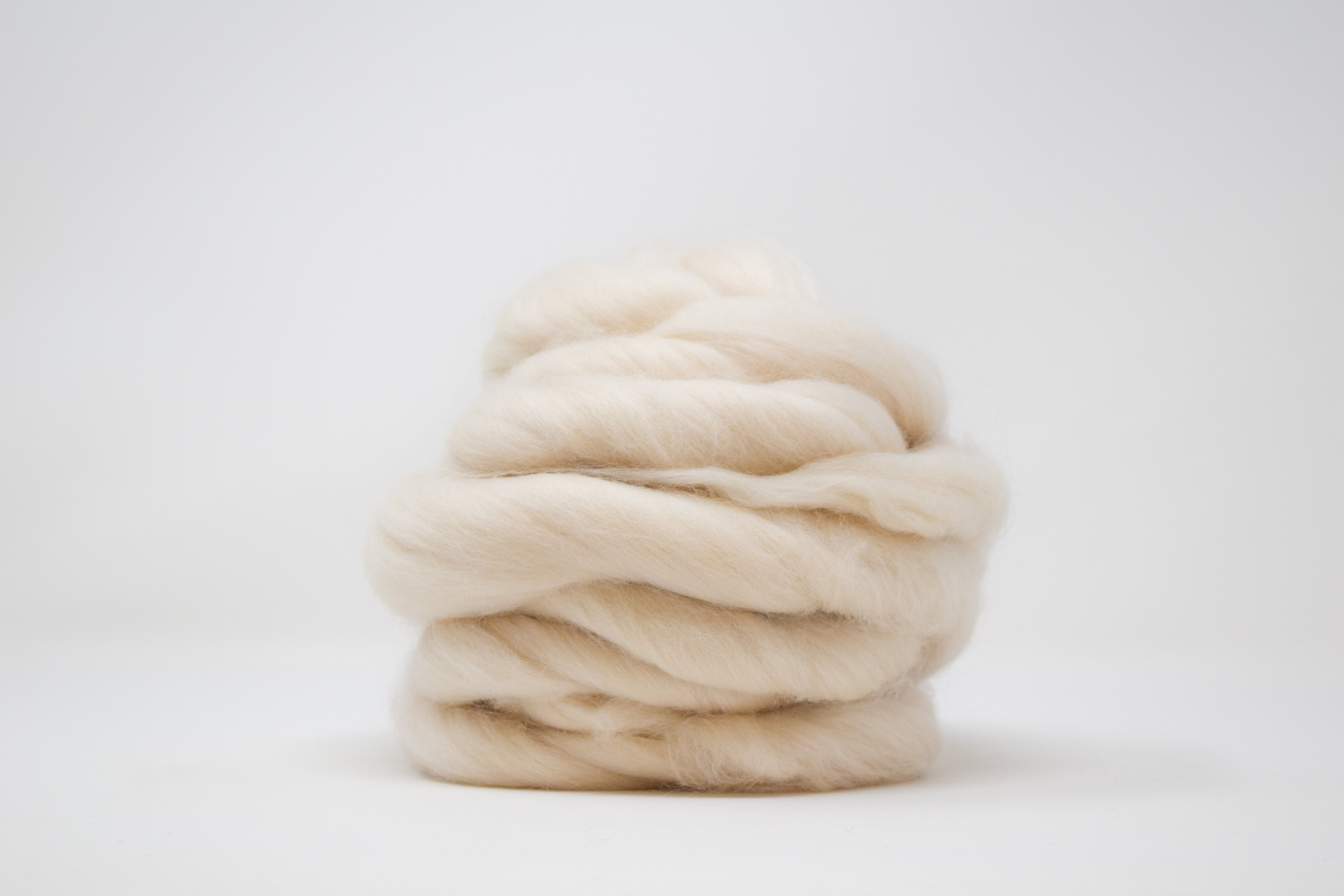 MERINO WOOL ROVING - IVORY – Ganxxet