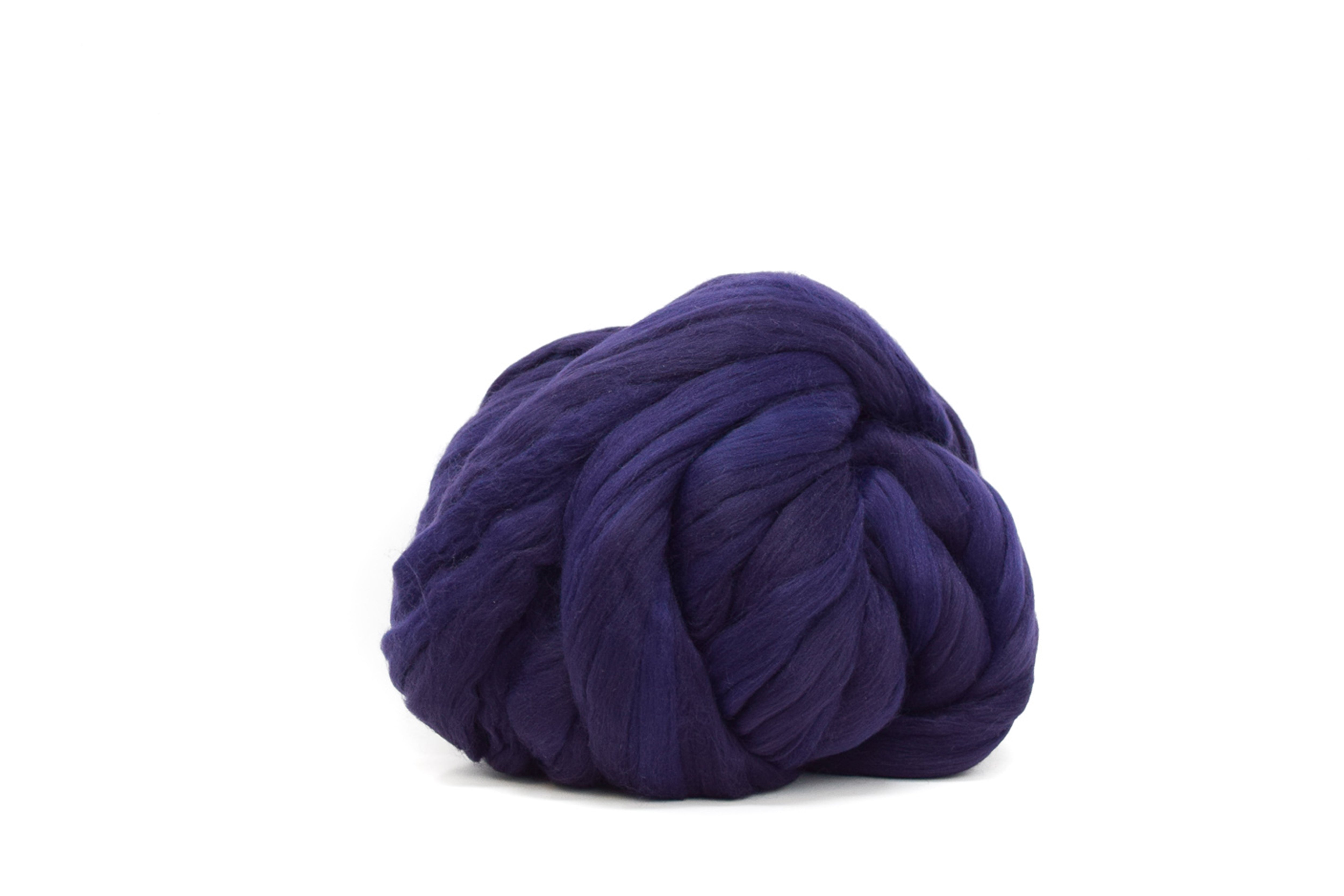 VEGAN ROVING WOOL - EGGPLANT – Ganxxet