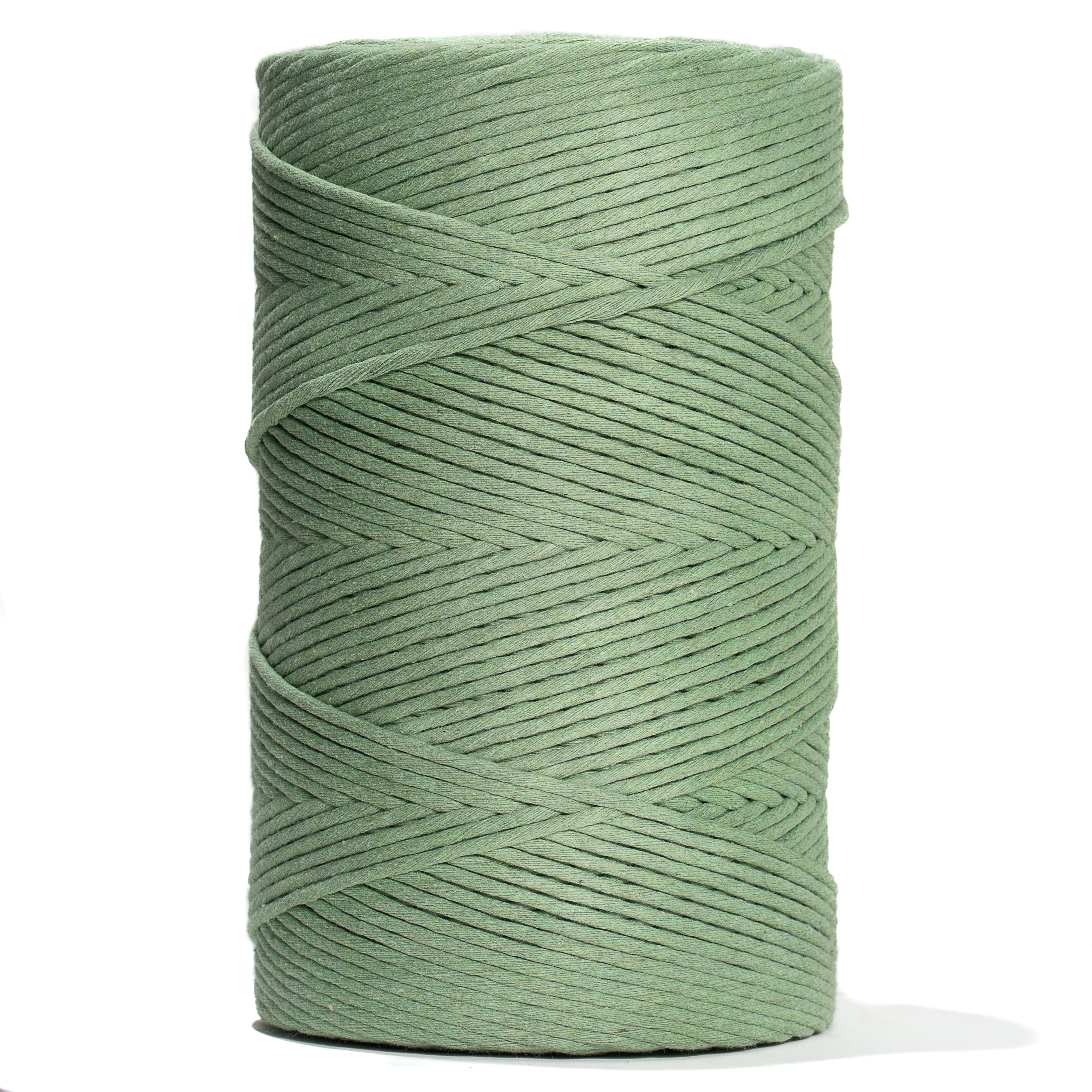 SOFT COTTON CORD ZERO WASTE 4 MM - 1 SINGLE STRAND - CACTUS COLOR – Ganxxet