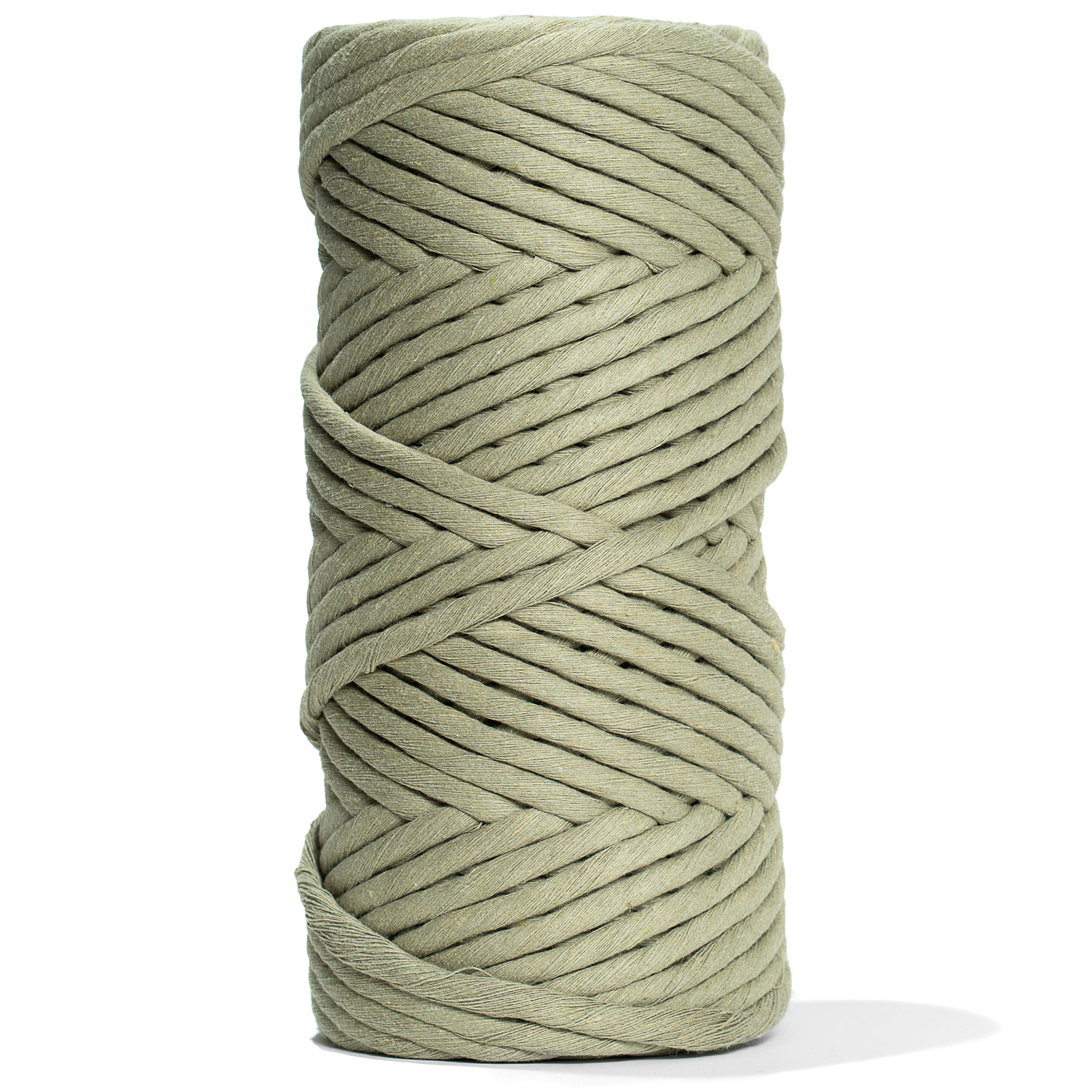 JUMBO SOFT COTTON CORD ZERO WASTE 8 MM - 1 SINGLE STRAND - OREGANO COL ...