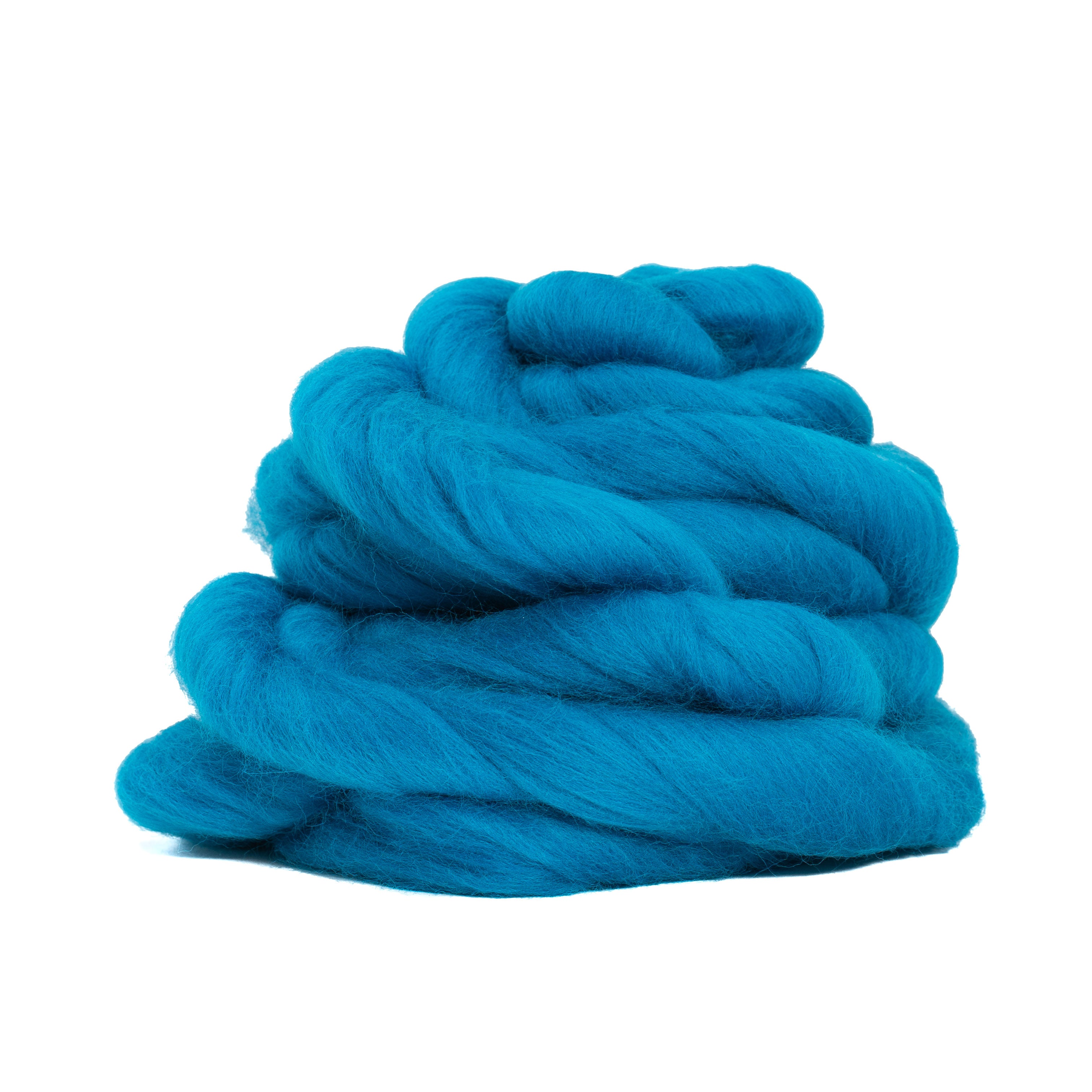 WEAVING MERINO WOOL ROVING YARN - AQUAMARINE – GANXXET